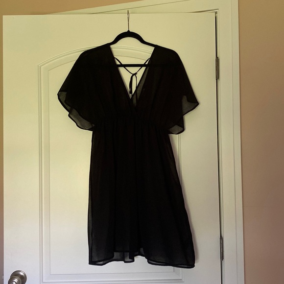 Forever 21 | Swim | Black Sheer Bathing Suit Cover Up | Poshmark